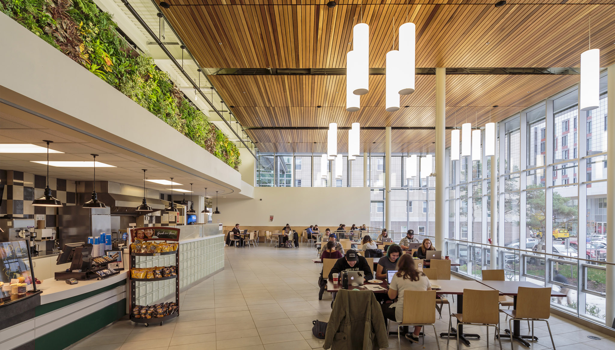 Dalhousie Student Union Building Wood Ceiling